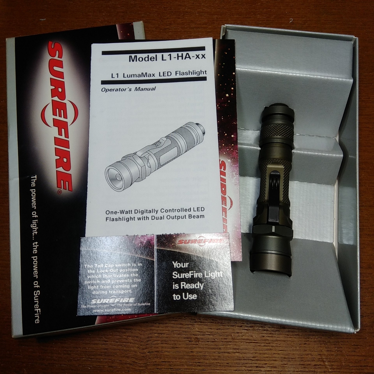 surefire L1 第1世代 シュアファイア L1 デジタルルママックス 初期型 シュアファイヤー(シュアファイヤー)｜売買された ...