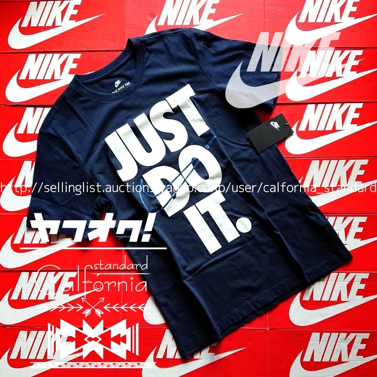 正規品 NIKE ナイキ プリント Tシャツ Tsh 半袖 紺 ネイビー × 白 JUST DO IT JDI クルーネック XL LL(XLサイズ以上)｜売買されたオークション情報 ...