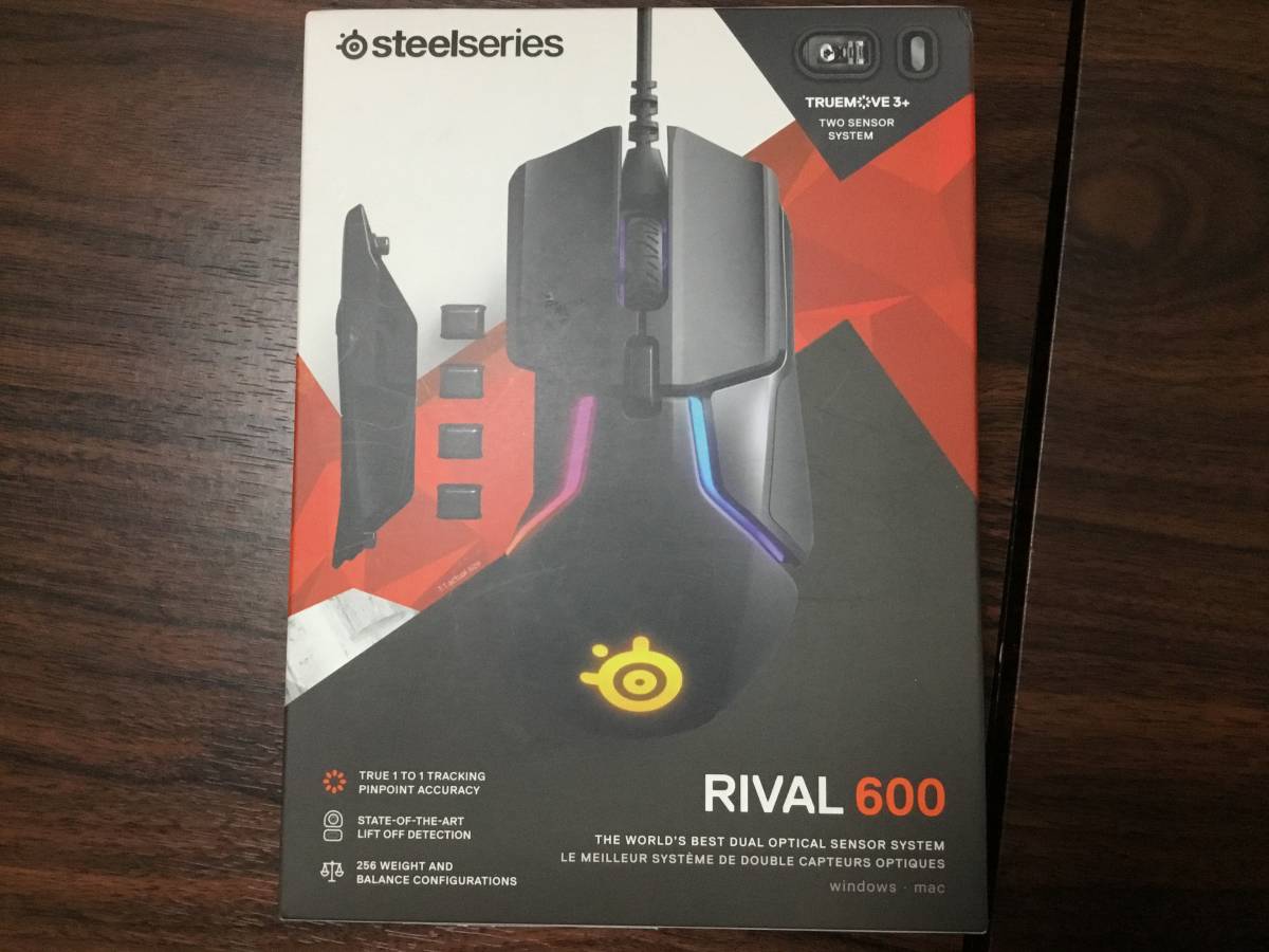 SteelSeries Rival 600 Gaming Optical Mouse 62446 スチールシリーズライバルゲーミングマウス ...