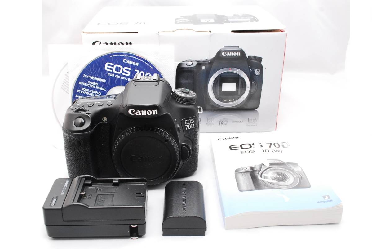 極上良品 Canon EOS 70D ボディ 付属品 元箱付 キヤノン 完動品(キヤノン)｜売買されたオークション情報、yahooの商品情報を ...