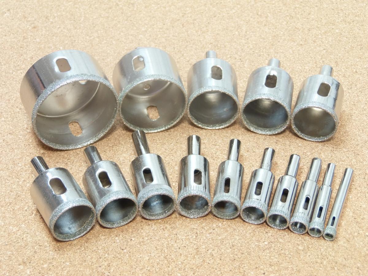 ダイヤモンドコアドリル 直径6 50mm 15点セット ホールソー コアドリルビット コアビット ガラス タイル 大理石 穴あけ 工具ドリル Bm1(パーツ)｜売買されたオークション情報 ...