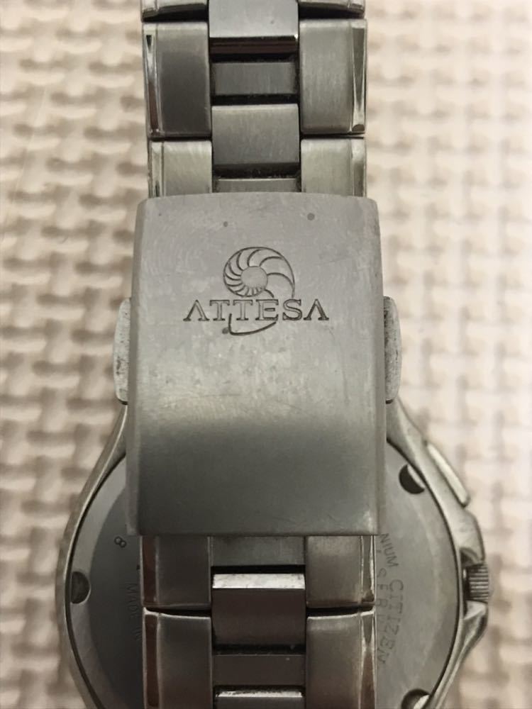 EY31 CITIZEN シチズン ATTESA アテッサ エコドライブ H410-T003788(アテッサ)｜売買されたオークション情報 ...