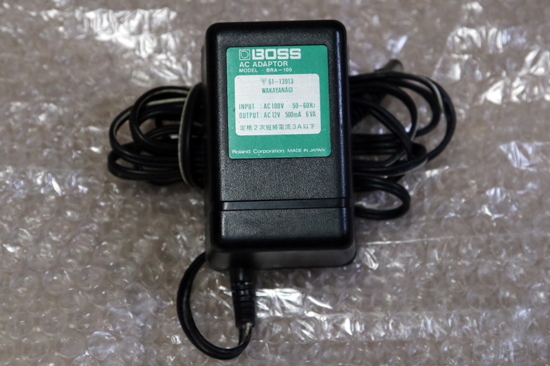 BOSS BRA-100 AC12V 500mA ADAPTOR/ ボス アダプター BOSS PRO シリーズ SE-50などに ...