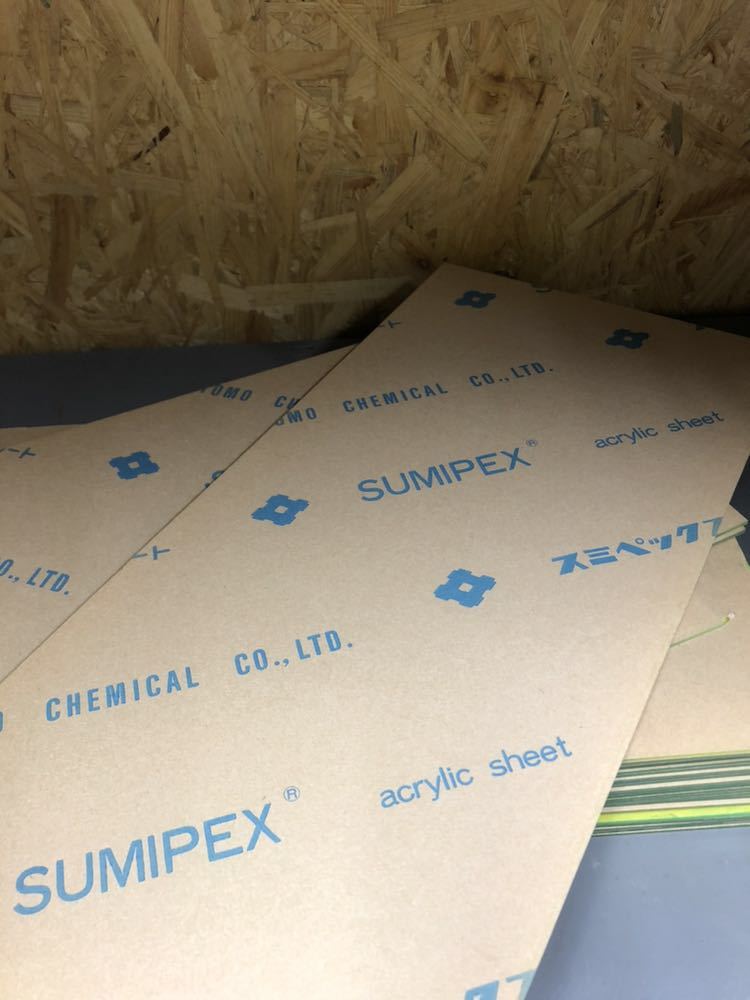 スミペックス sumipex アクリルシート アクリル板 透明シート 蛍光板 2mm板 20枚セット(樹脂、プラスチック)｜売買された ...