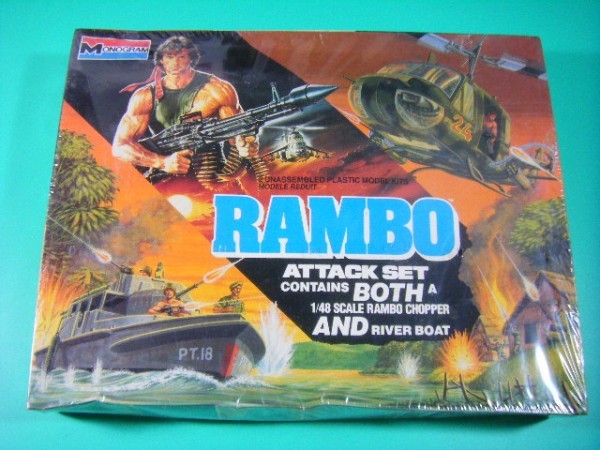 モノグラム 1/48 ランボー アタックセット UH-1 ガンシップ 装甲ボート ベトナム Monogram RAMBO(アメリカ)｜売買され ...