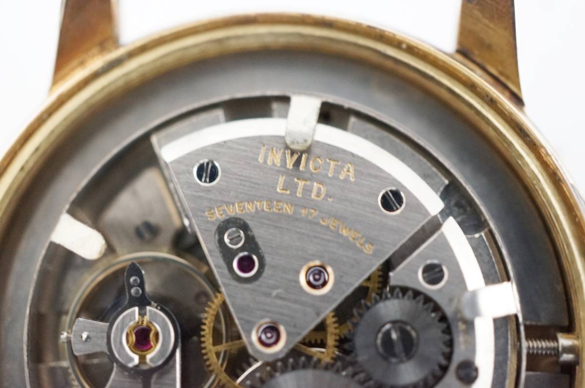 INVICTA インビスタ INCABLOC 17石 3針 手巻き メンズ 腕時計 アンティーク 稼働品 P71(アナログ（手巻き）)｜売買さ ...