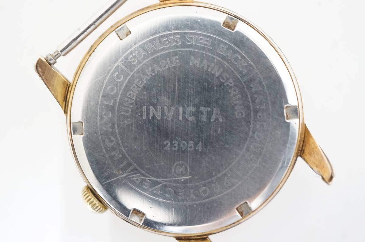 INVICTA インビスタ INCABLOC 17石 3針 手巻き メンズ 腕時計 アンティーク 稼働品 P71(アナログ（手巻き）)｜売買さ ...