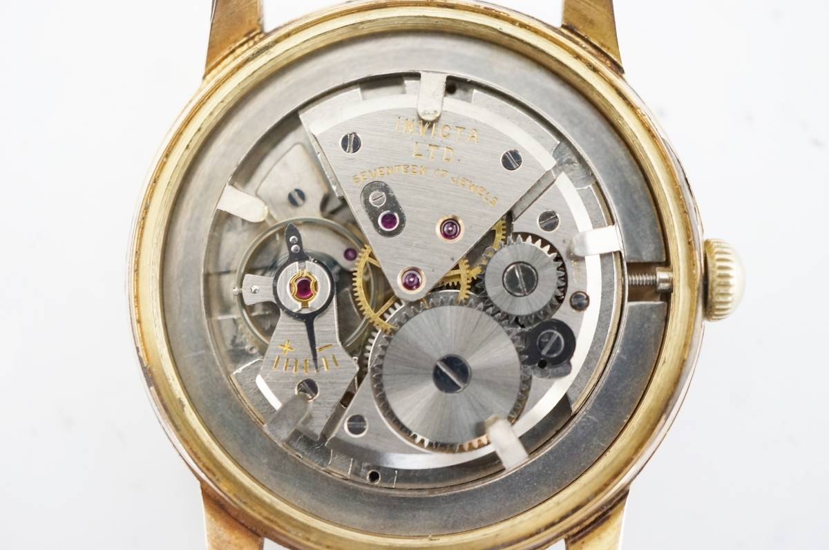 INVICTA インビスタ INCABLOC 17石 3針 手巻き メンズ 腕時計 アンティーク 稼働品 P71(アナログ（手巻き）)｜売買さ ...