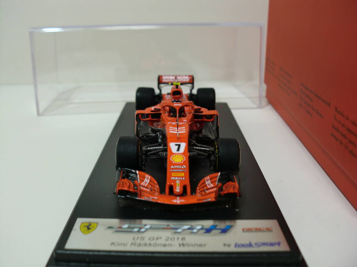 1/43 フェラーリSF-71H キミ ライコネン 2018アメリカGP 優勝 MISSION WINNOW仕様 ミッション ウィノウ ...