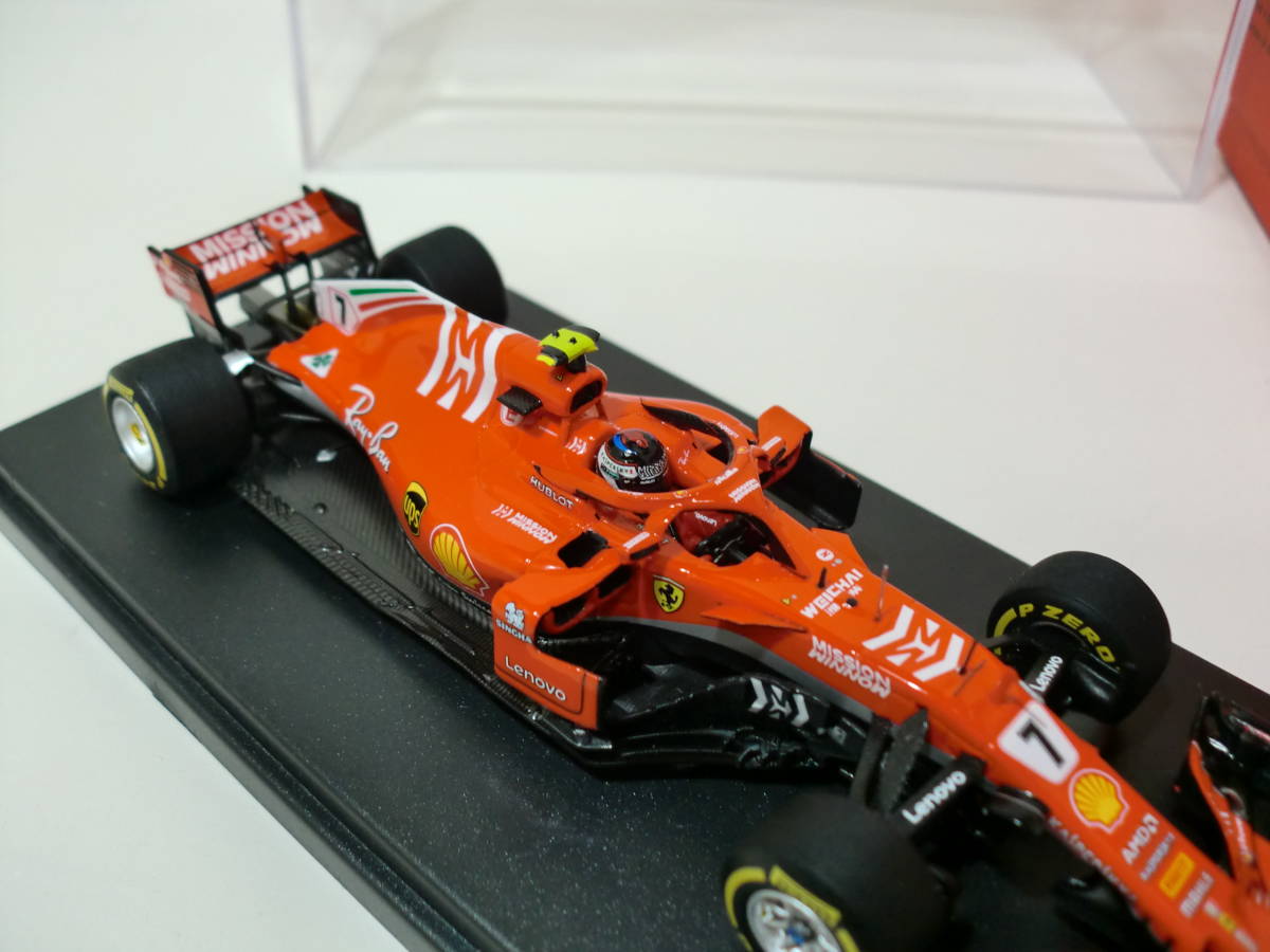 1/43 フェラーリSF-71H キミ ライコネン 2018アメリカGP 優勝 MISSION WINNOW仕様 ミッション ウィノウ ...