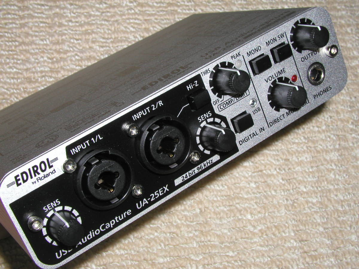 CAKEWALK ROLAND EDIROL UA-25EX 24-bit USB Audio Capture オーディオ インターフェース ...
