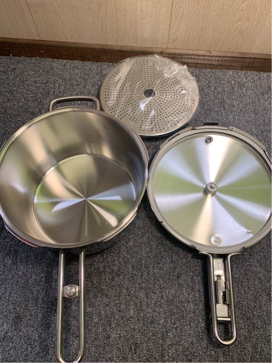 PERFECT KITCHEN パーフェクトキッチン Tupperware タッパーウェア 304 STAINLESS STEEL 圧力鍋 5.0L(圧力鍋)｜売買されたオークション情報 ...