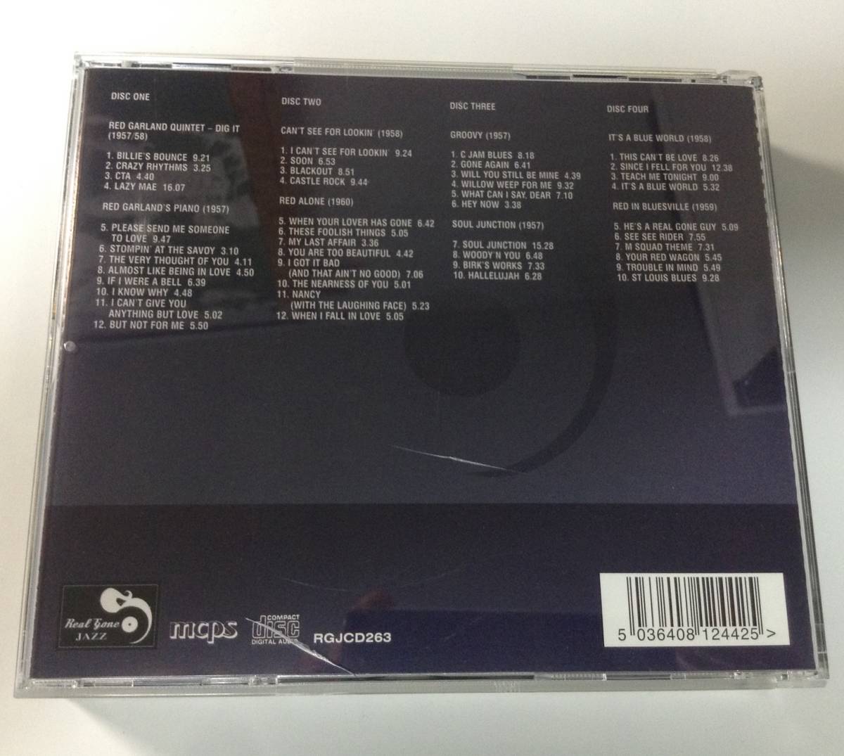 Red Garland Eight Classic Albums 4CD Dig It Piano Can't See For Lookin' Alone Groovy Soul ...