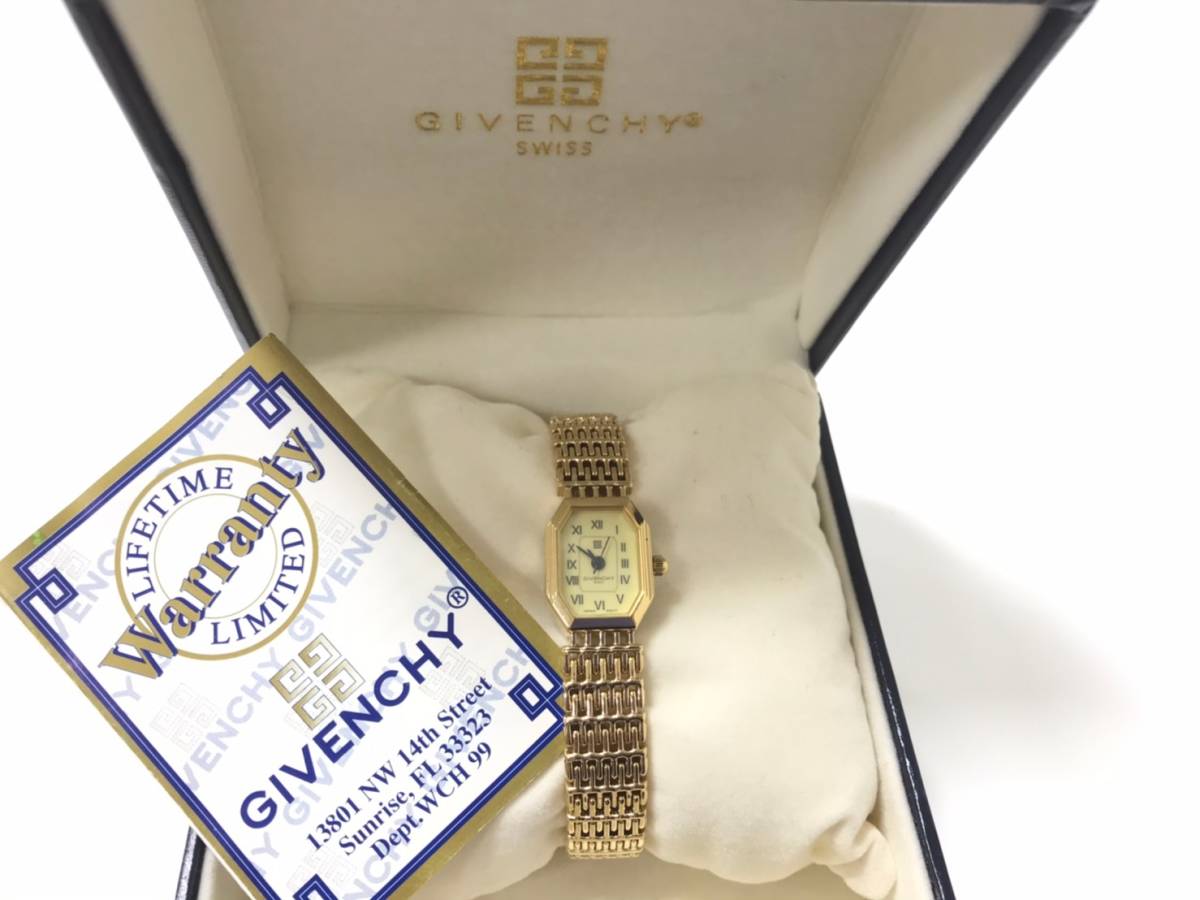 CK226 GIVENCHY ジバンシー ジバンシィ レディース 時計 ゴールド 箱あり(女性用)｜売買されたオークション情報、yahooの商品情報をアーカイブ公開 - オークファン ...