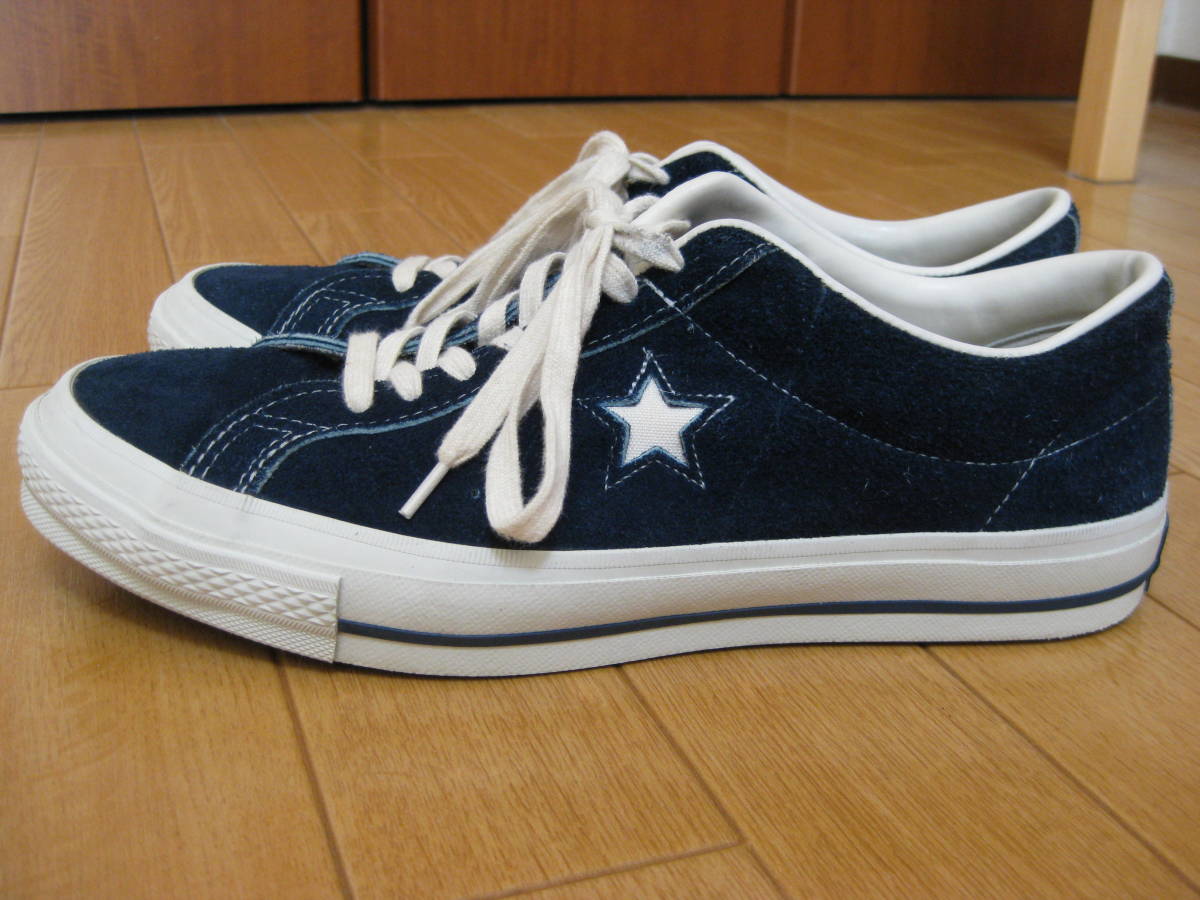 CONVERSE timeline ONE STAR J VTG NAVY 29cm 10 1/2 made in japan 日本製 復刻 addict CT70 USA CONS ...