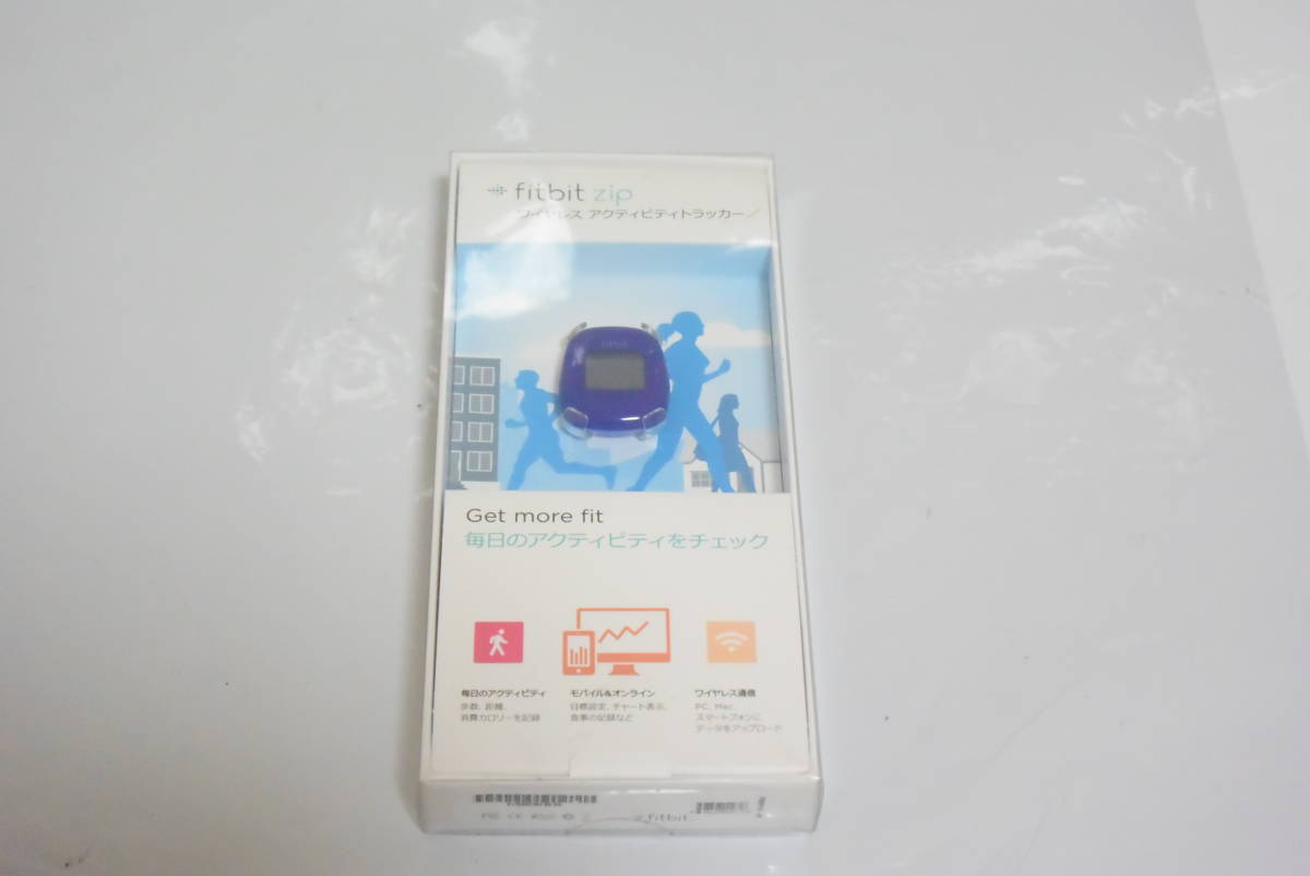 Fitbit フィットビット Zip ワイアレス アクティビティトラッカー 活動量計 Blue ブルー FB301B-JP 日本正規品 ...