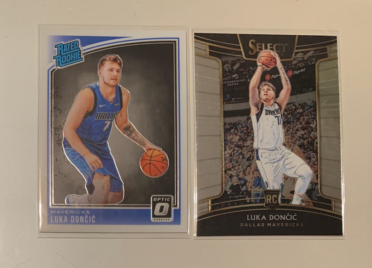 Luka Doncic Mavericks RC 2018-19 Donruss Optic Rated Rookie Select ...