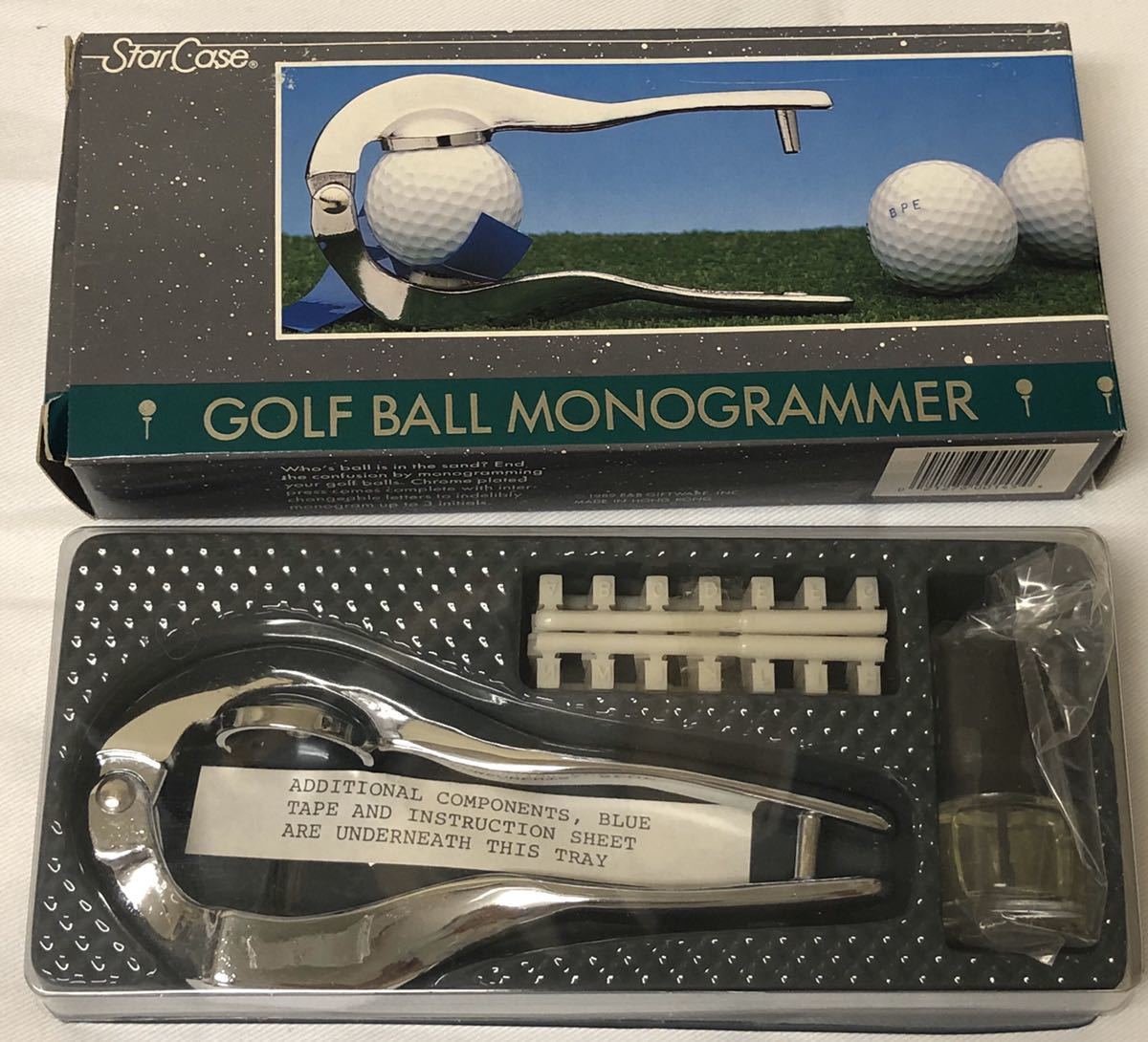STARCASE GOLF BALL Monogrammer スターケース ゴルフボールモノグラマー マークイニシャル(用具)｜売買された ...