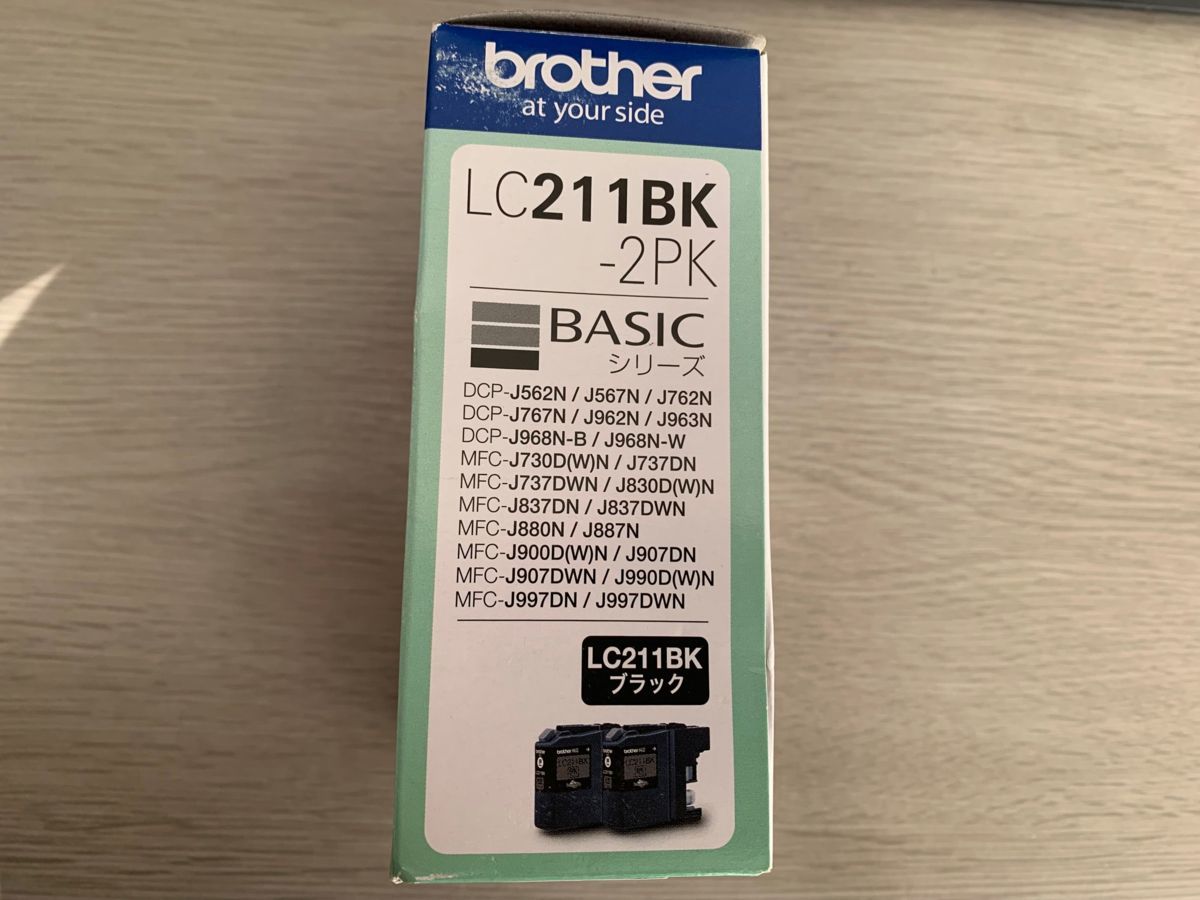 brother 純正ブラザー インクカートリッジ LC211BK-2PK 2個入り DCP-J562N/J567N/J762N MFC ...