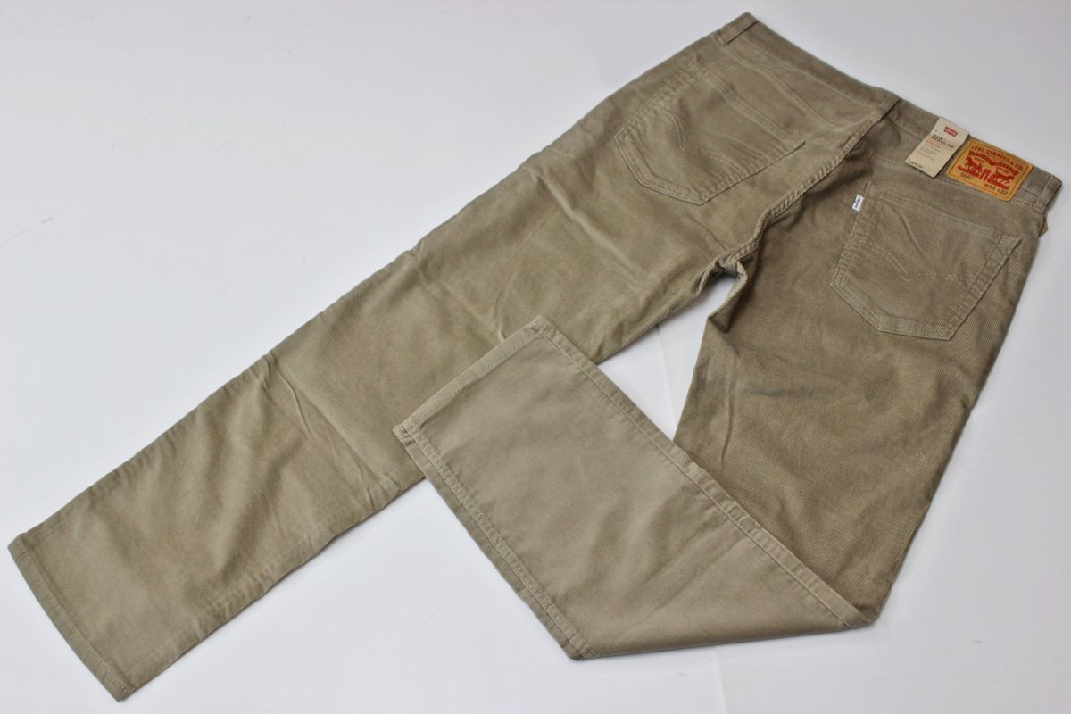 リーバイス Levis 505 メンズ コーデュロイ ストレッチ レギュラーストレート パンツ 薄ベージュ 00505-1397-32 四 ...