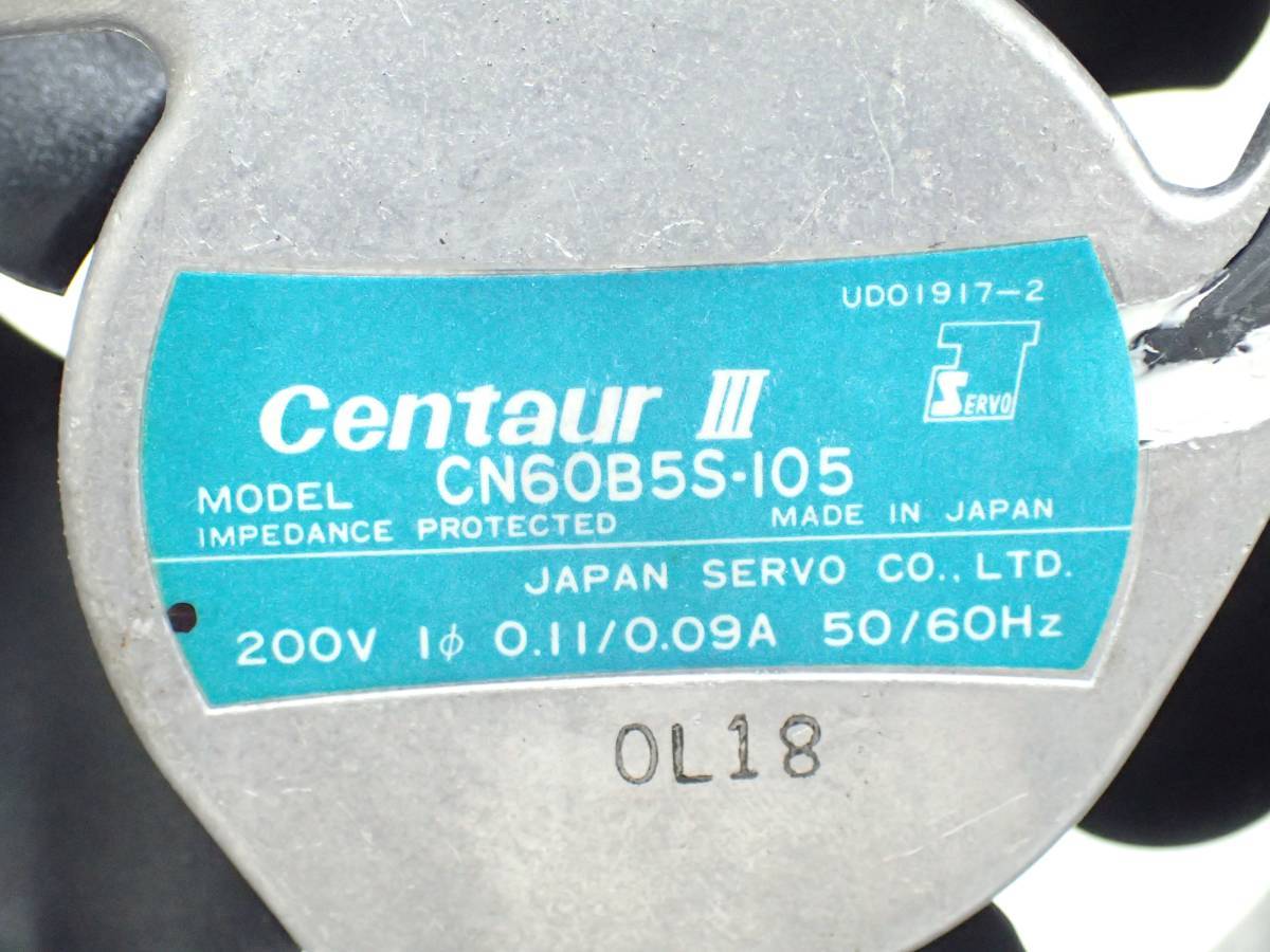 z G333B 日本サーボ AC軸流ファン CN60B5S-105(その他)｜売買されたオークション情報、yahooの商品情報をアーカイブ公開 ...