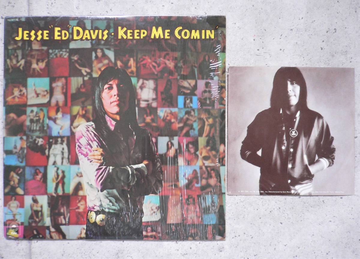 JESSE ”ED” DAVIS＜ KEEP ME COMIN ＞シングル盤ボーナス付き米国盤LP(J)｜売買されたオークション情報 ...