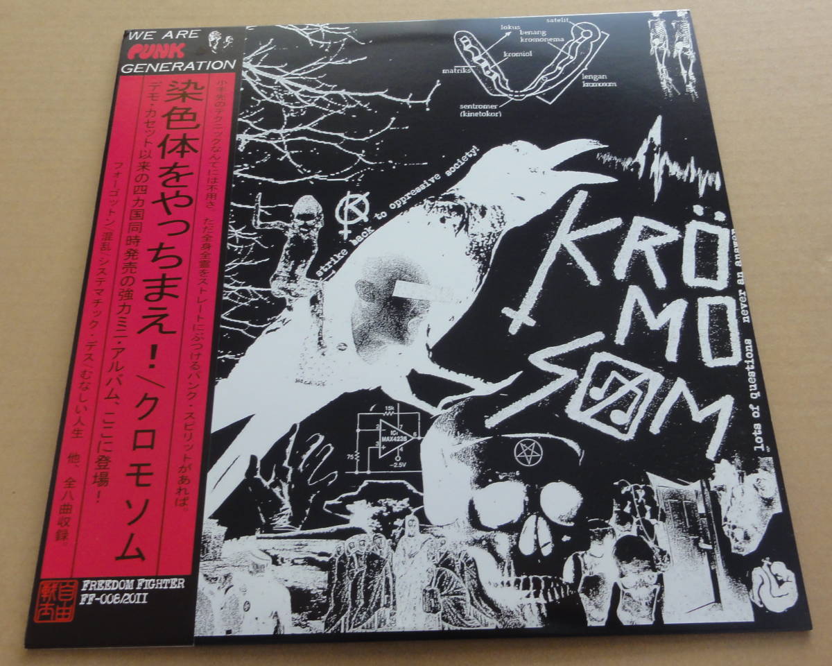 Kromosom / 染色体をやっちまえ LP PISSCHRIST Raw Hardcore Punk crust framtid ...