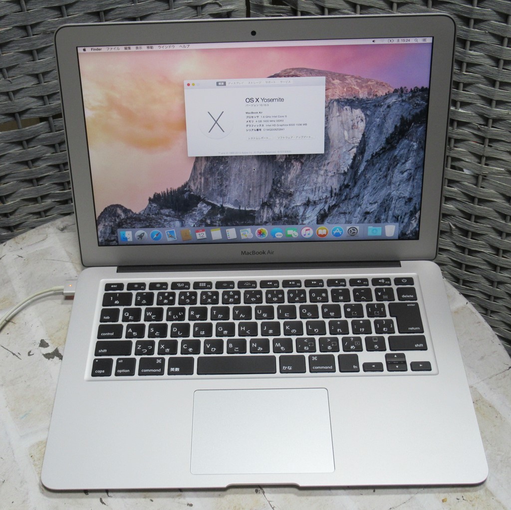 MacBook Air 13-inch Early 2015 A1466 Core i5 1.6GHz/SSD256(MacBook Air)｜売買されたオークション情報、yahooの商品情報 ...
