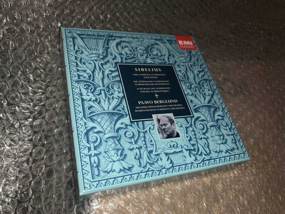 SIBELIUS @ 8 CD BOX @ シベリウス 交響曲 _& 交響詩 全集 @ PAAVO BERGLUND @ ベルグルンド 指揮 HPO BSO @ IDA HAENDEL も参加 ...