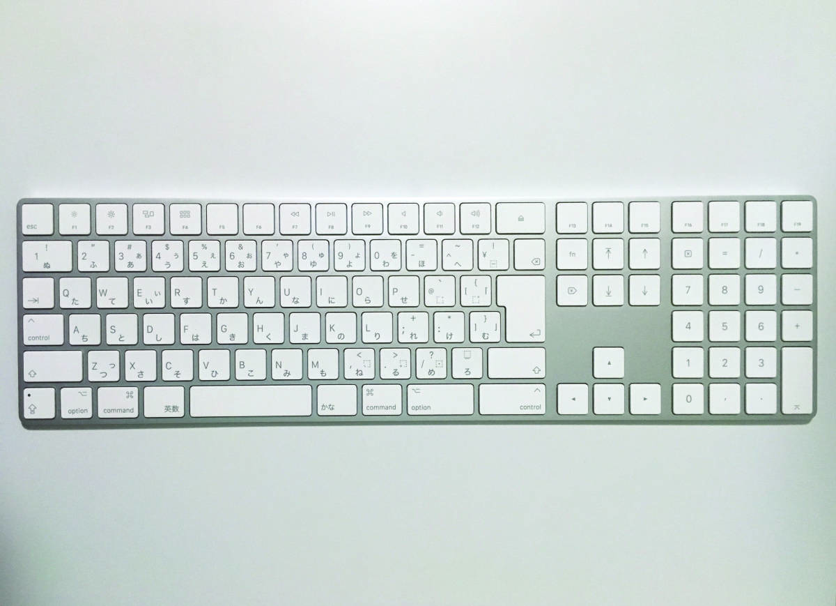 アップル純正マジックキーボード model A1843 テンキー付き-日本語 JIS / マジックマウス A1657(ワイヤレスキーボード ...
