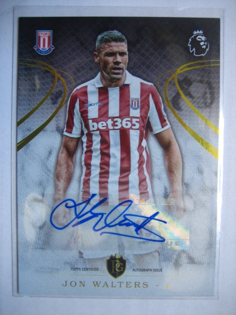 2016 TOPPS PREMIER LEAGUE GOLD No.94 JON WALTERS ジョン ウォルターズ 元アイルランド代表 直筆サインカード(シングルカード)｜売買された ...