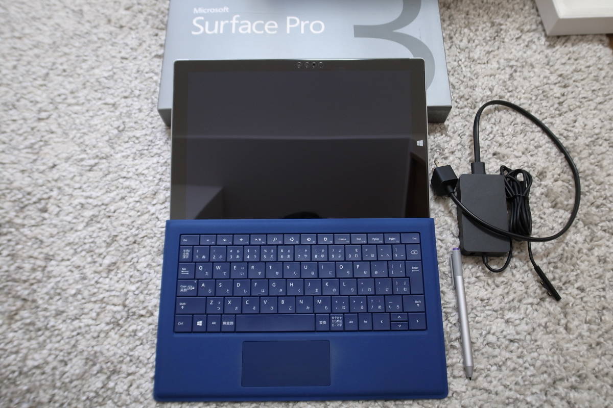 Microsoft Surface Pro3 i7モデル タイプカバー付 4650U SSD256GB メモリ8G Windows10 pro サーフェス タブレットPC(Windows ...