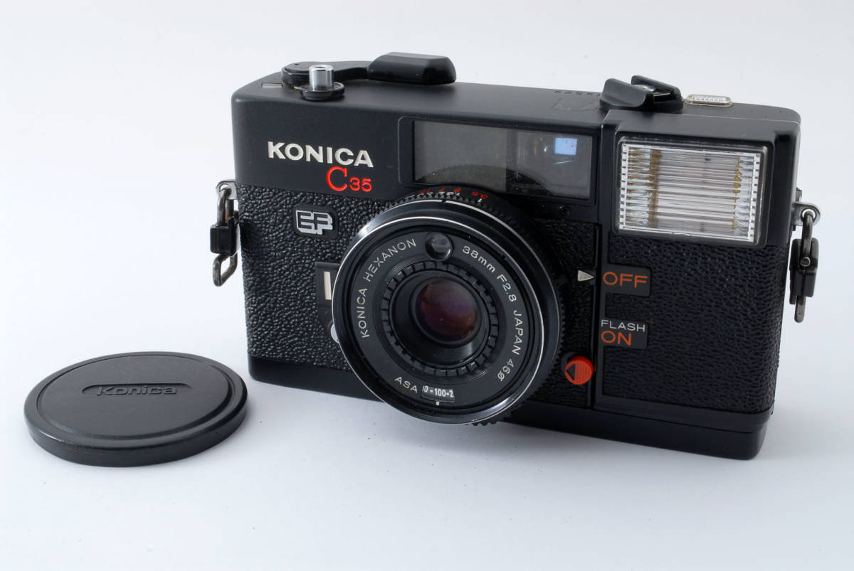 価格交渉あり コニカ Konica C35 EF + HEXANON 38mm F2.8 広角単焦点レンズ搭載 ＜ボディキャップ付属＞＃4229(コンパクトカメラ)｜売買されたオークション情報 ...