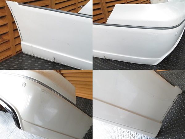 JOB DESIGN ジョブデザイン UCF30 UCF31 30 セルシオ 後期 リアバンパー FRP エアロ パール白×黒 即納 棚2F ...