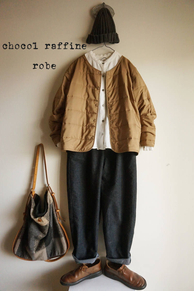 chocol raffine robe / ショコラフィネローブ 中綿ジャケット ベージュ系 // danton MACPHEE(ジャンパー、ブルゾン)｜売買されたオークション情報、yahoo ...