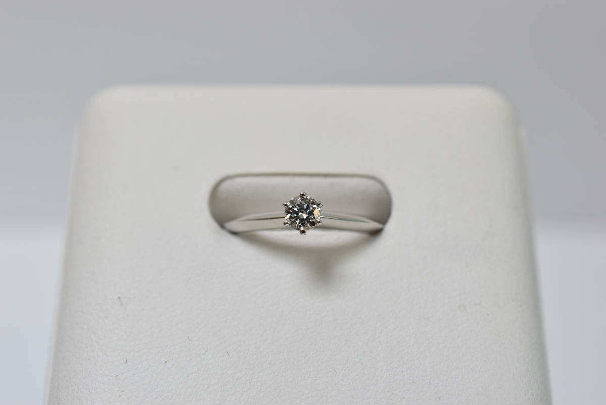 極 TIFFANY ティファニー Pt950 ソリティアダイアモンドリング D0.22ct 3.5g(プラチナ)｜売買されたオークション情報、yahooの商品情報をアーカイブ公開 ...