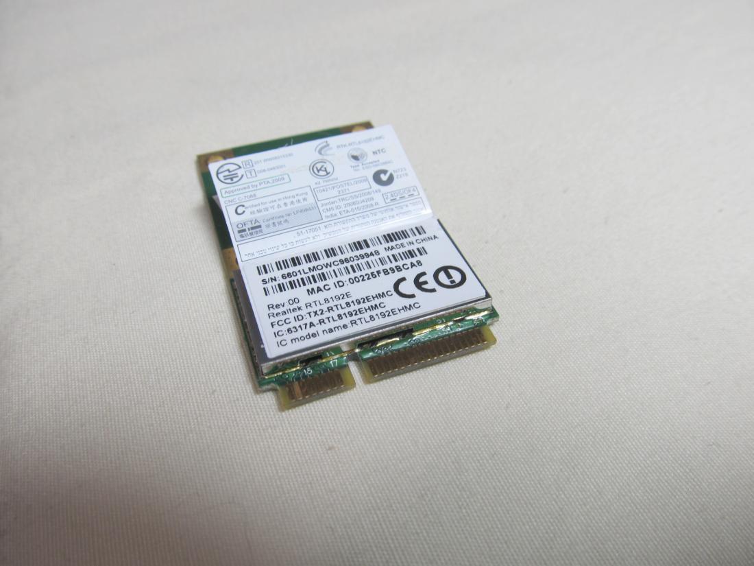 無線LANカード Realtek RTL8192E 東芝 dynabook EX/33(LANカード)｜売買されたオークション情報、yahoo ...