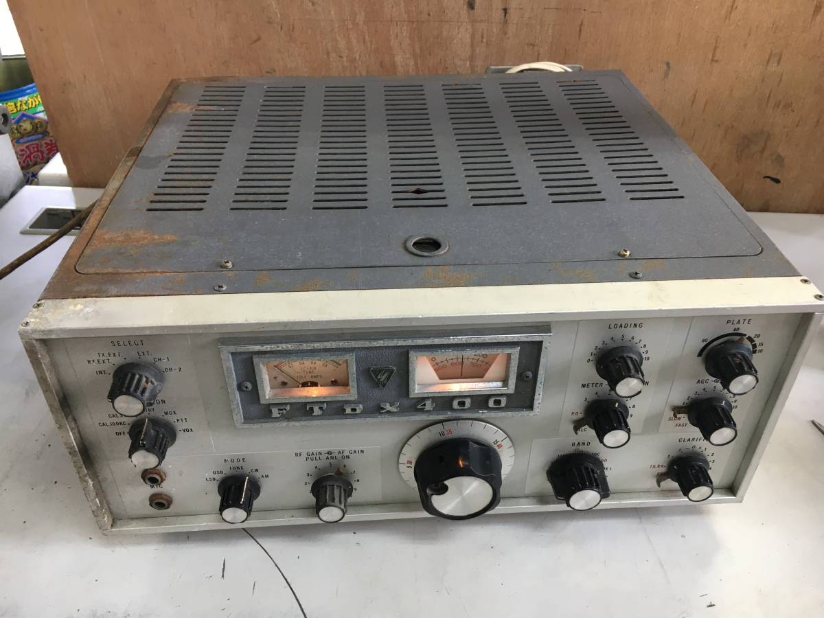 K802 YAESU 八重洲無線 FTDX400 通電確認のみジャンク扱い トランシーバー 固定 無線機(固定)｜売買されたオークション情報 ...