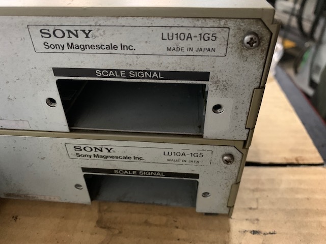 ⑰ SONY マグネスケール 2軸デジタルカウンター LU10A-1G5×2(基準器、ゲージ)｜売買されたオークション情報、yahooの商品 ...