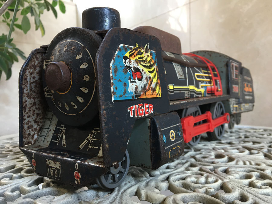 当時物 ブリキ DAIYA フリクション タイガートレイン Tiger Train 機関車(鉄道)｜売買されたオークション情報、yahooの ...