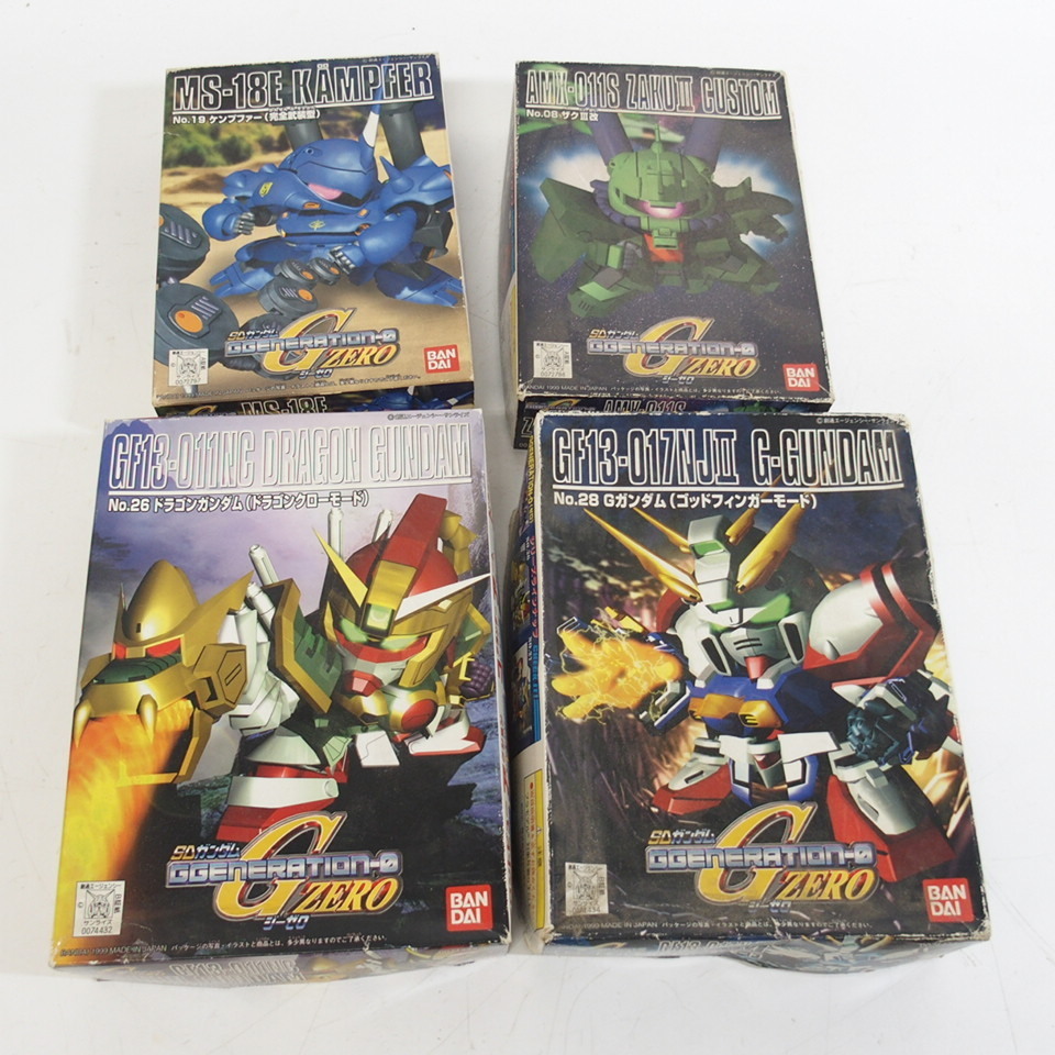 9.SDガンダム G-ZERO Gガンダム/ドラゴンガンダム/ザクⅢ改/ケンプファー プラモデル BANDAI 現状品 f002(SDガンダムBB戦士)｜売買されたオークション情報、yahoo ...