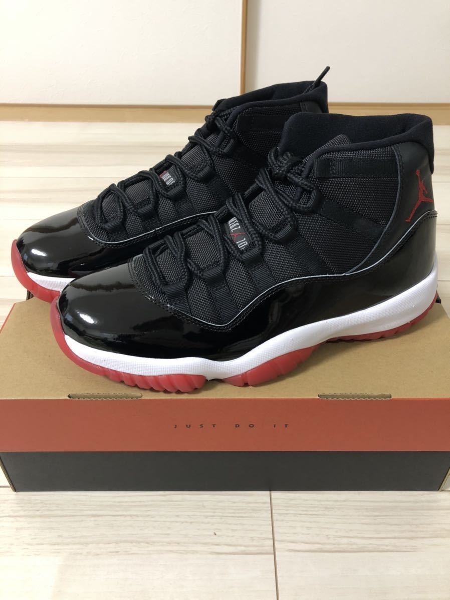 28cm NIKE AIR JORDAN 11 RETRO BRED TRUE RED BLACK OG ナイキ エア ジョーダン レトロ ...