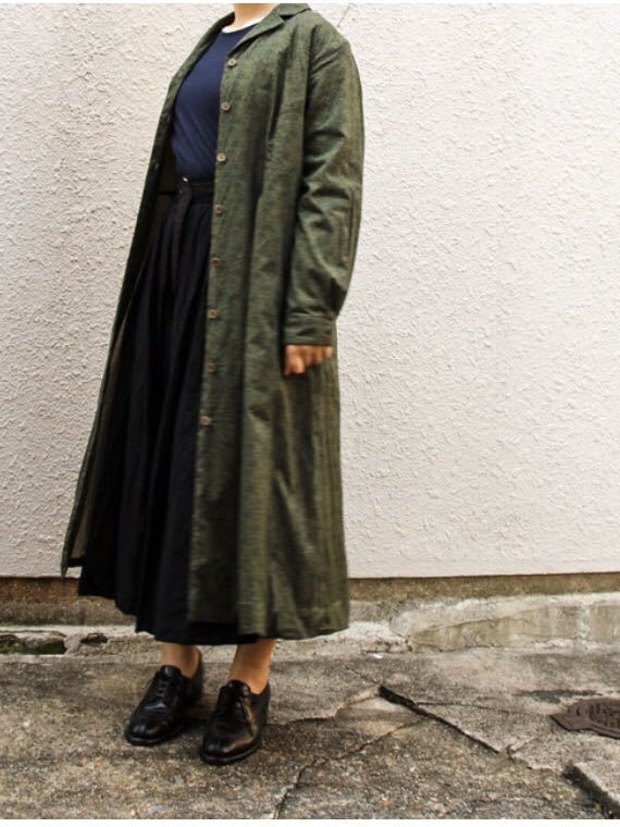 yaeca WRITE ヤエカ ラペルコート ワンピース リバティ arts&science(女性用)｜売買されたオークション情報、yahooの商品情報をアーカイブ公開 - オークファン ...