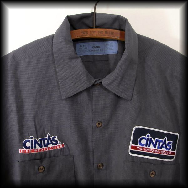 CINTAS Work Shirt CiNTAS UNIFORM ワークシャツ Sz XL No 6｜メンズファッション