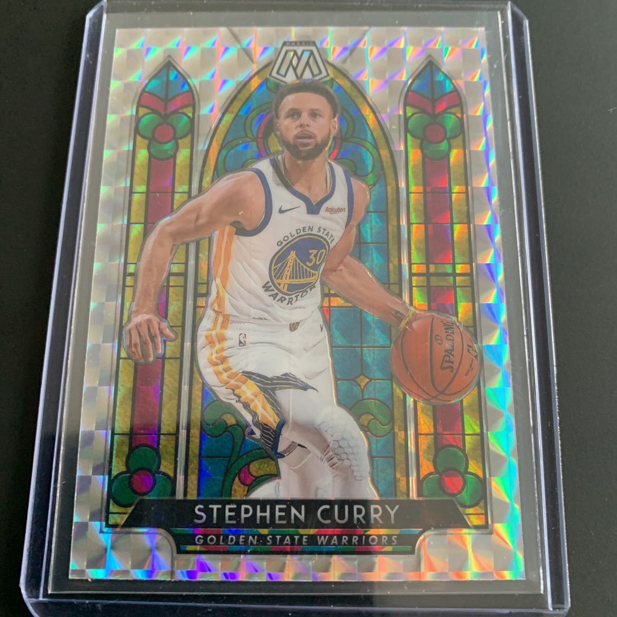 激レア Stephen Curry 2019-20 Panini Mosaic Prizm Stained Glass ステフィンカリー ...