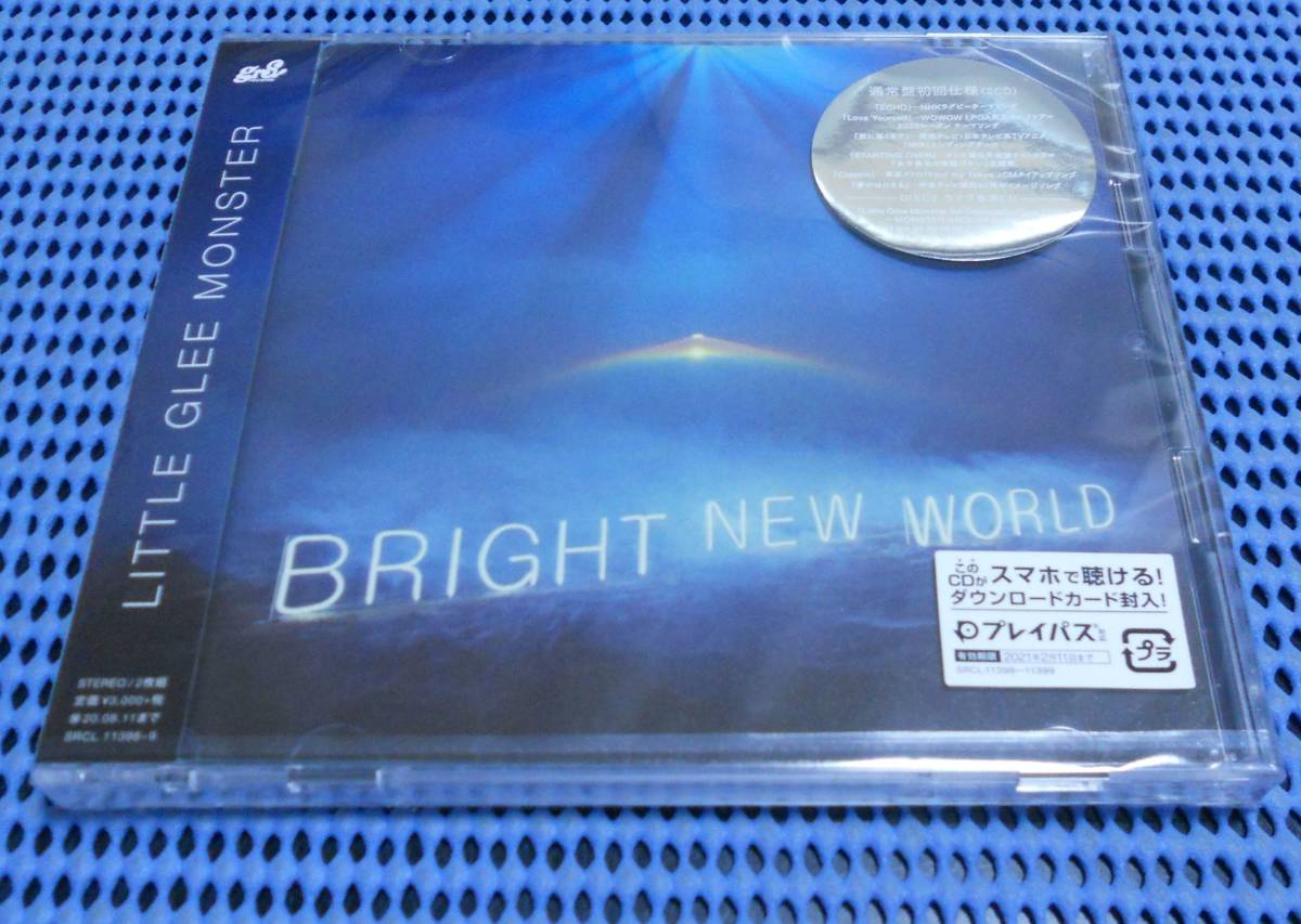 CD アルバム Little Glee Monster BRIGHT NEW WORLD 通常盤初回仕様 プレイパス封入 リトルグリー ...