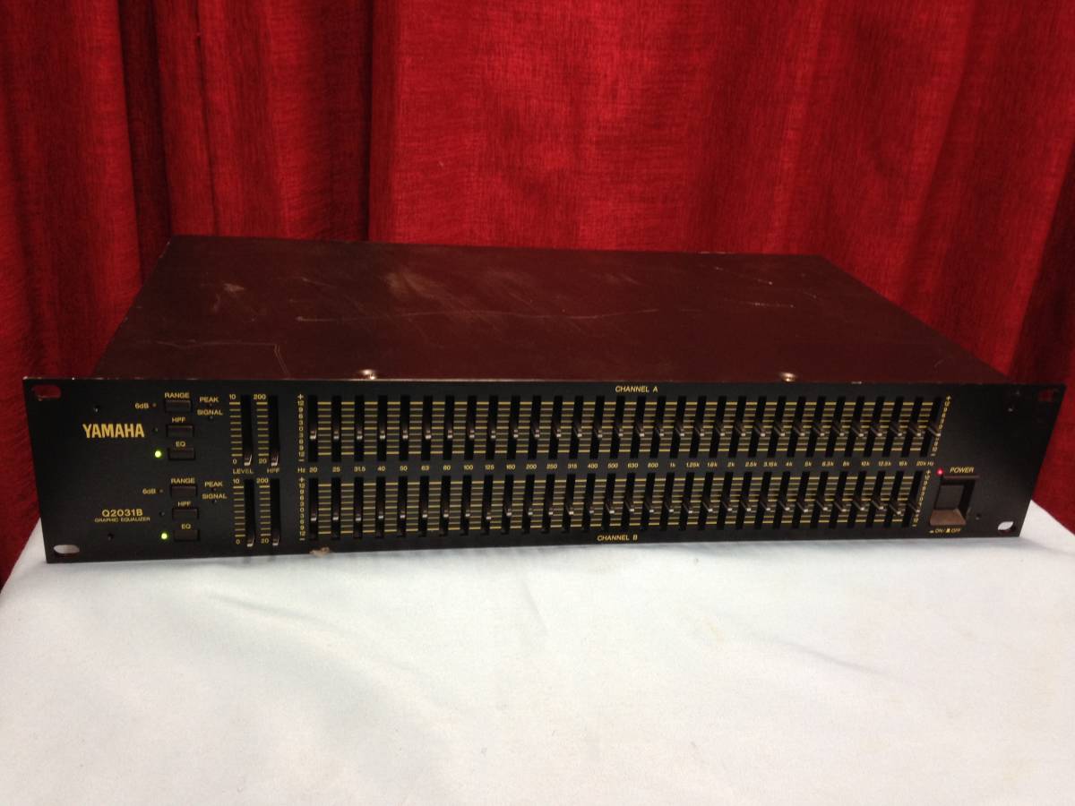 f200608-002B YAMAHA Q2031B Graphic Equalizer み グラフィックイコライザー ヤマハ(イコライザー ...
