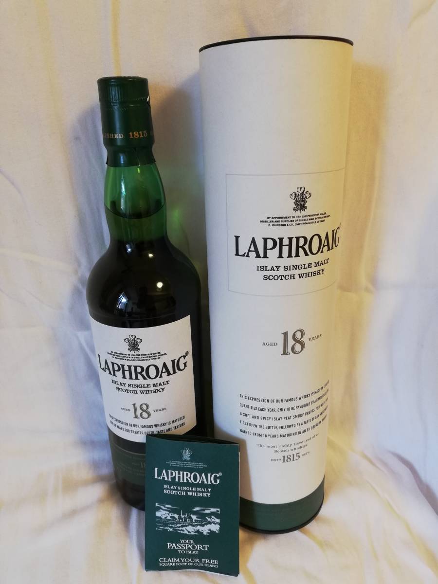 LAPHROAIG ラフロイグ 18年 48％ 700ml 正規品 完備品 終売(スコッチ)｜売買されたオークション情報、yahooの商品情報をアーカイブ公開 - オークファン（aucfan.com）