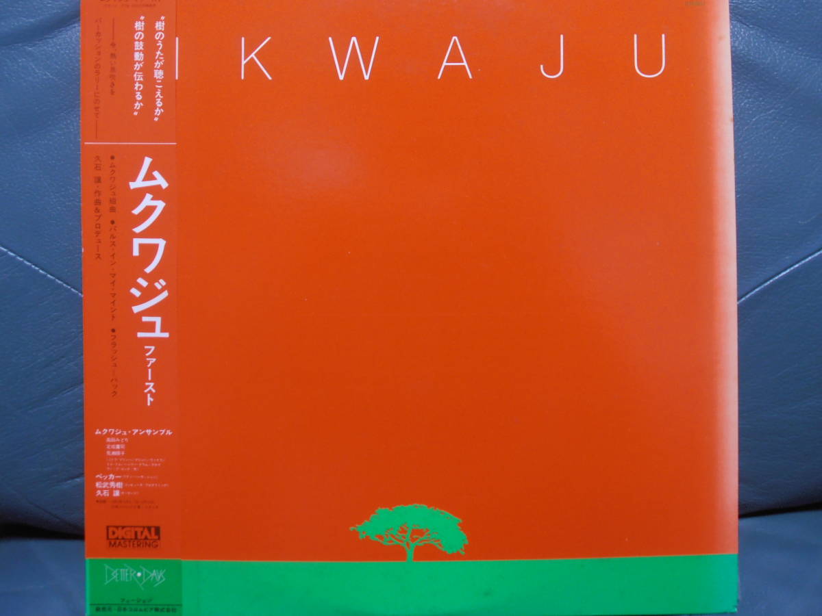 帯付LP ムクワジュ アンサンブル MKWAJU ムクワジュ ファースト 高田みどり/久石譲/ペッカー/松武秀樹/定成庸司/荒瀬順子(その他 ...