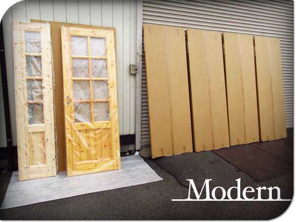 品 modern リフォーム/DIY DoorAB スウェーデン 無垢材 リビングドア/室内ドア 6枚 42万 jhh9161k(室内用 ...